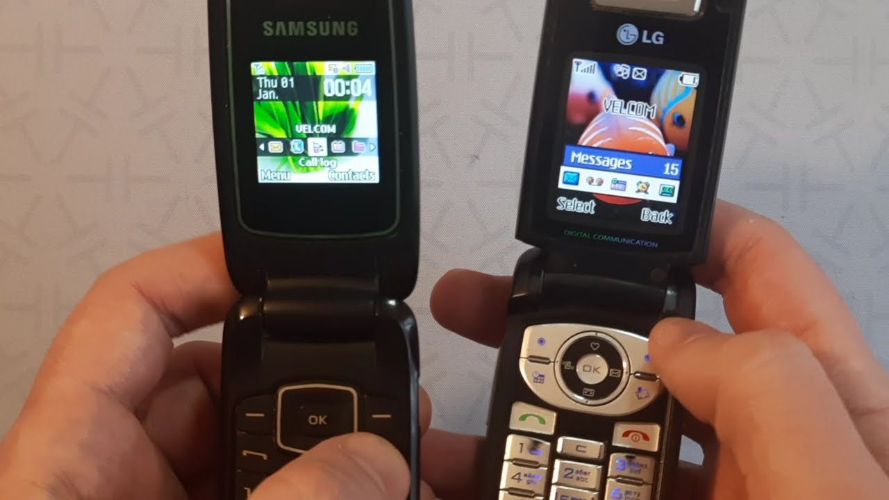 Incoming call & Outgoing call at the Same Time LG F2410 + Samsung SGT ...