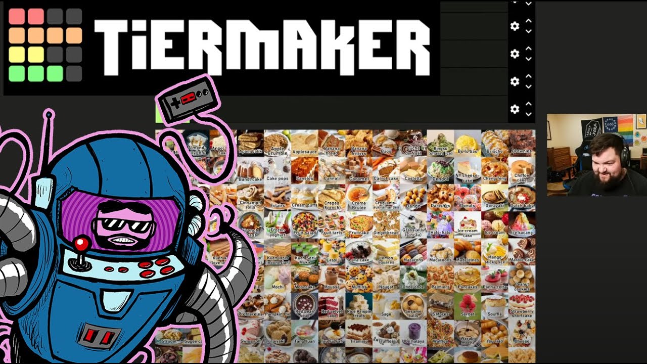 tier listing some sweet items | Tiermaker - YouTube