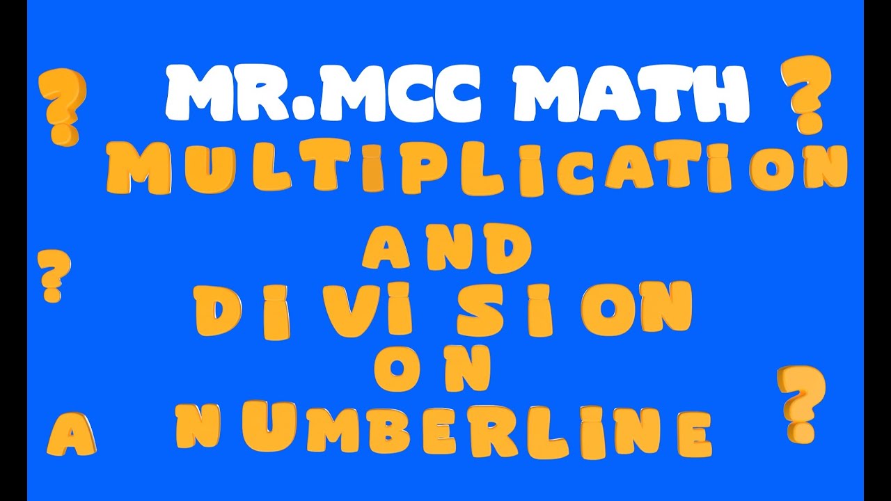 EASY! Multiplying and dividing on a numberline! - YouTube