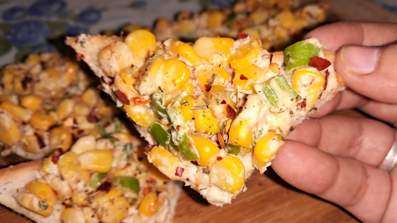 Chilli Corn Toast Recipe🤩| Chilli Corn Toast Recipe Without Cheese😋 ...