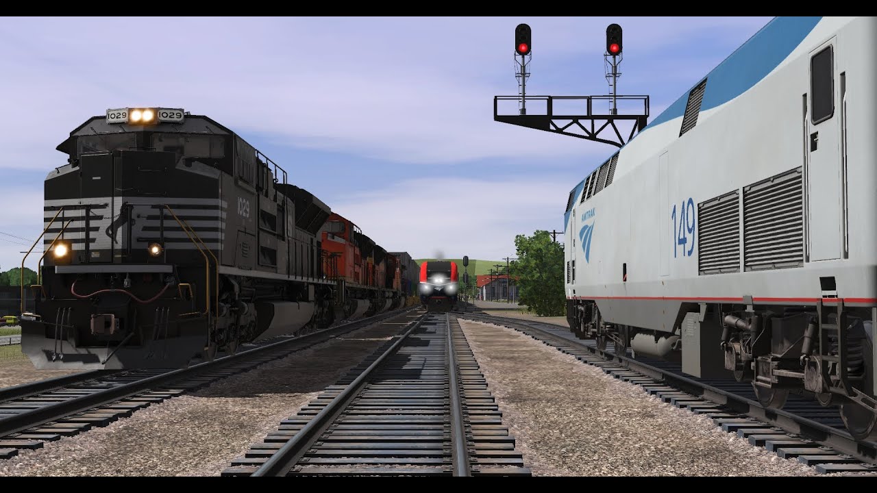 (Q Canon) Riding along Midwestern Rails | Trainz Railroad Simulator ...