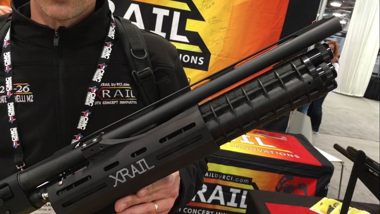 Shoot 15 Shotgun Shells in 7 seconds : XRail is Very Cool - YouTube
