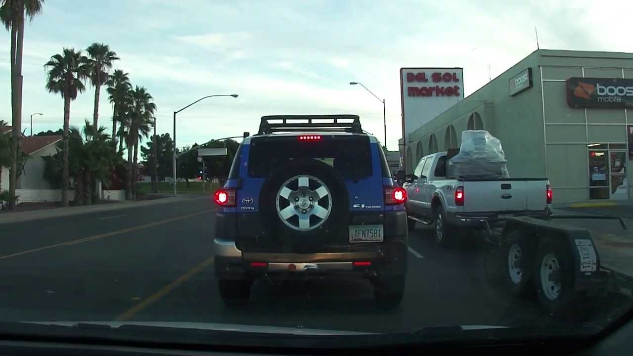 Andrade, California drive on Interstate 8 Freeway to 4th Avenue, Yuma ...