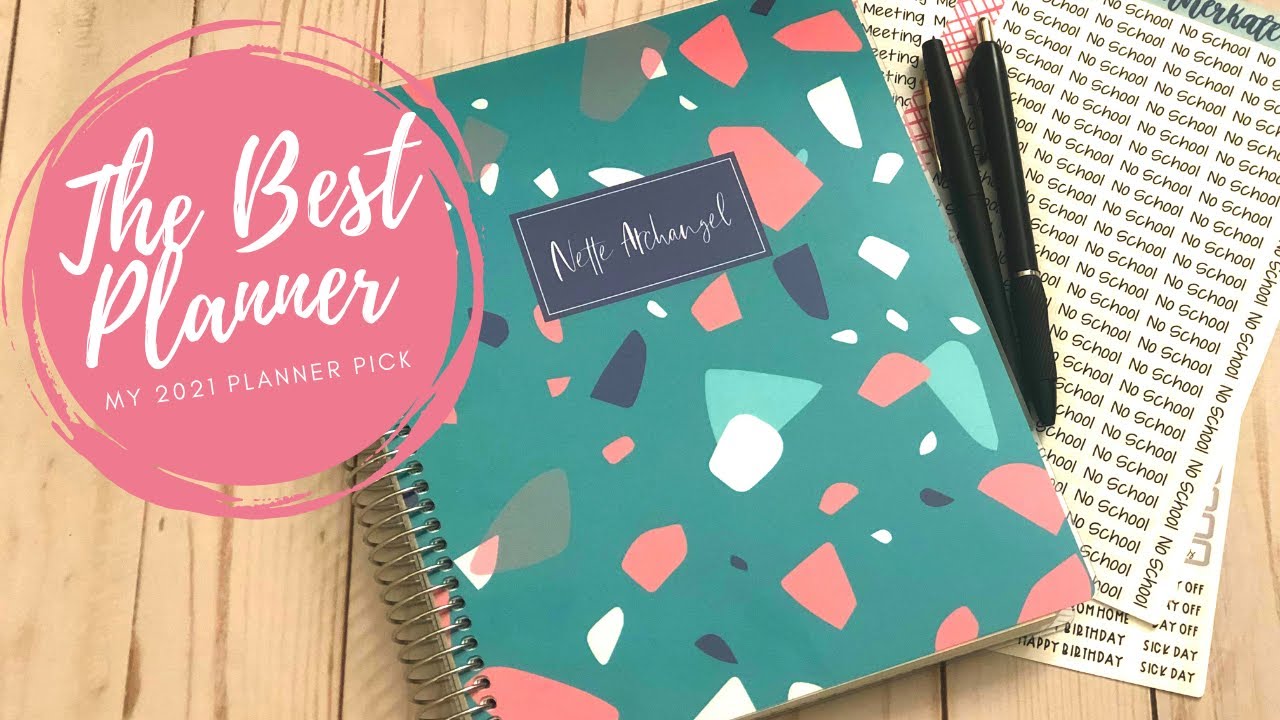 The Best Planner- My 2021Planner Pick - YouTube