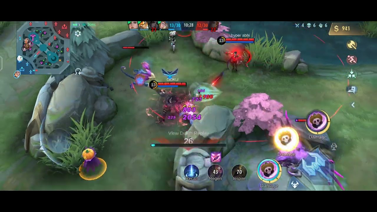 Mobile Legends death battle game play - YouTube