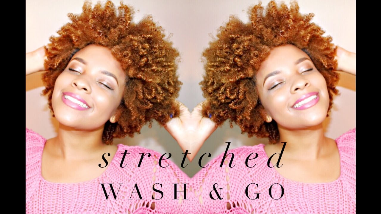 Stretched Wash And Go 4a Natural Hair Youtube