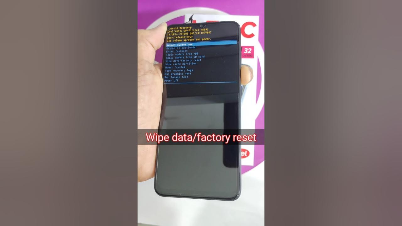 iTel A50C (A669L) Factory Reset - Remove Screen Lock | فورمات وحذف قفل الشاشة آيتل A50 سي - YouTube