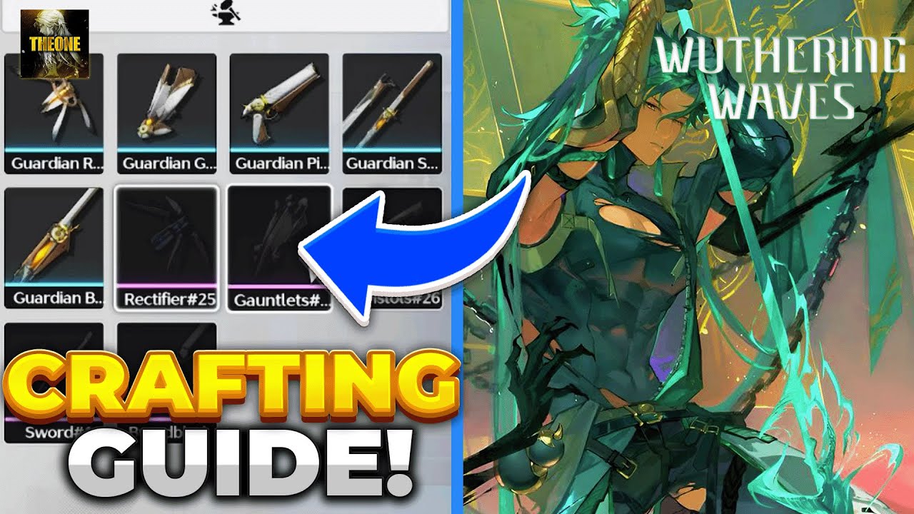 [Wuthering Waves] GET FREE WEAPONS!! CRAFTING GUIDE! - YouTube