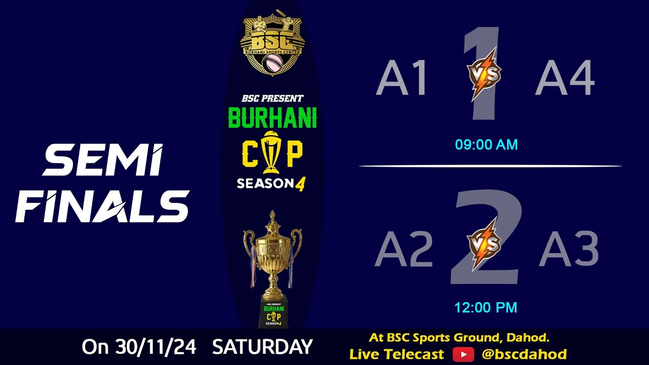 Day-7 || BSC Presents Burhani Cup Season 4 || Semi Finals - YouTube