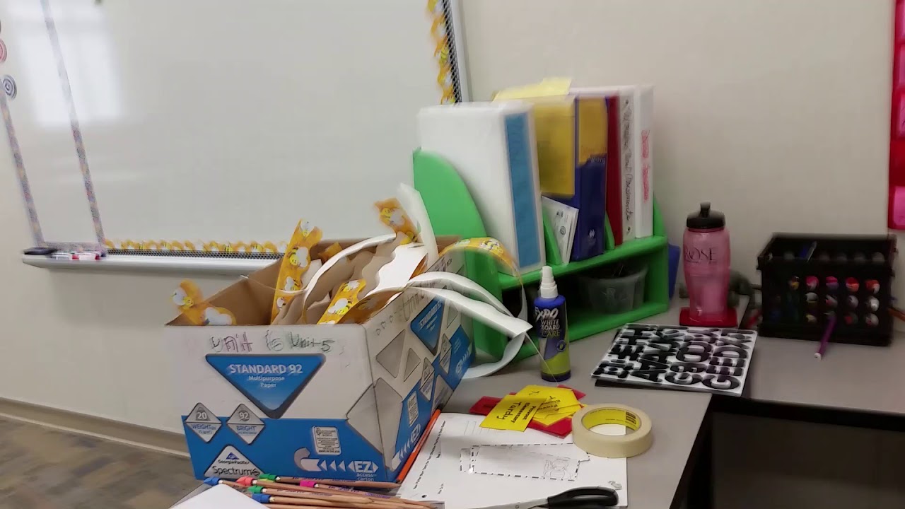 Fourth Grade Classroom Set Up: The Displays - YouTube