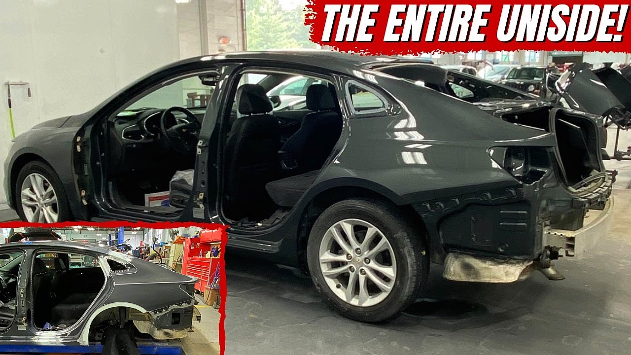 We had to buy an entire side for this #chevymalibu #uniside #autobody # ...