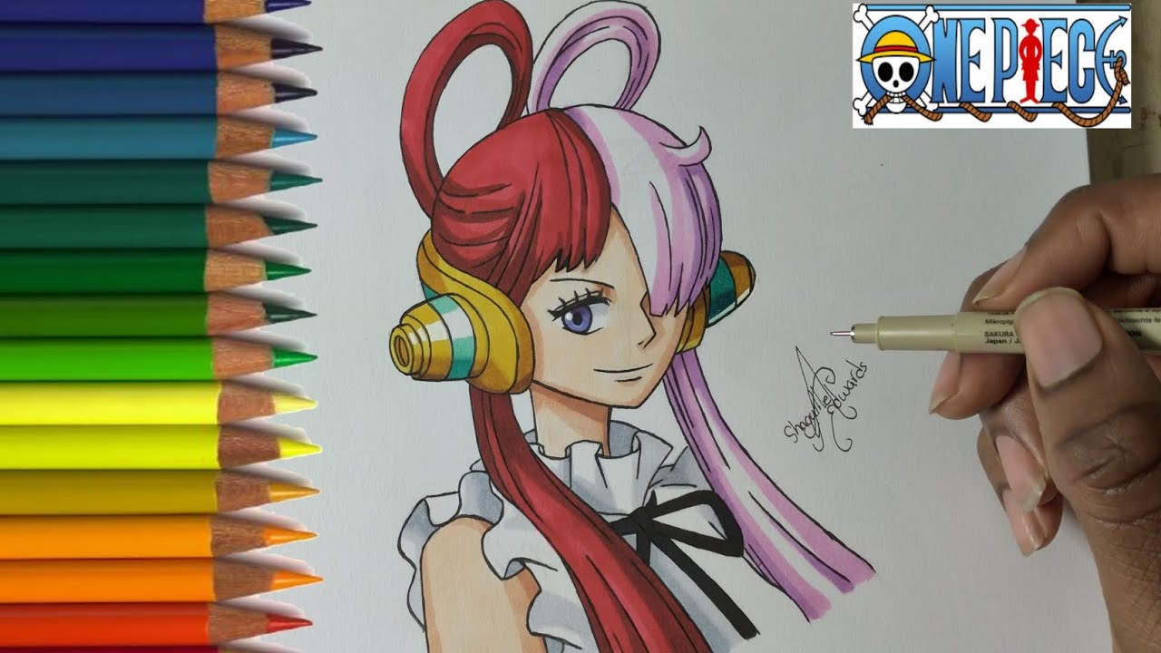 Speed Drawing Uta [ One Piece Red ] - YouTube