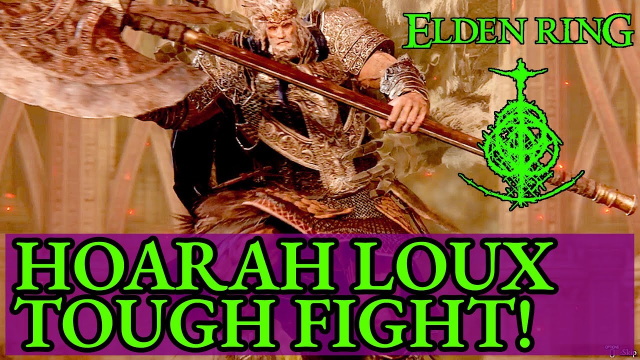 ELDEN RING How to beat Hoarah Loux (2nd phase Godfrey) Easy - Elden ...