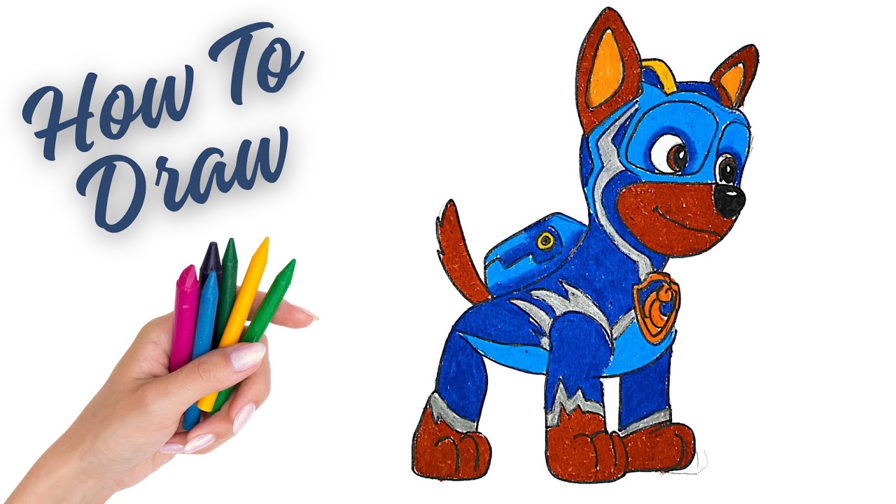 How to draw Chase - YouTube