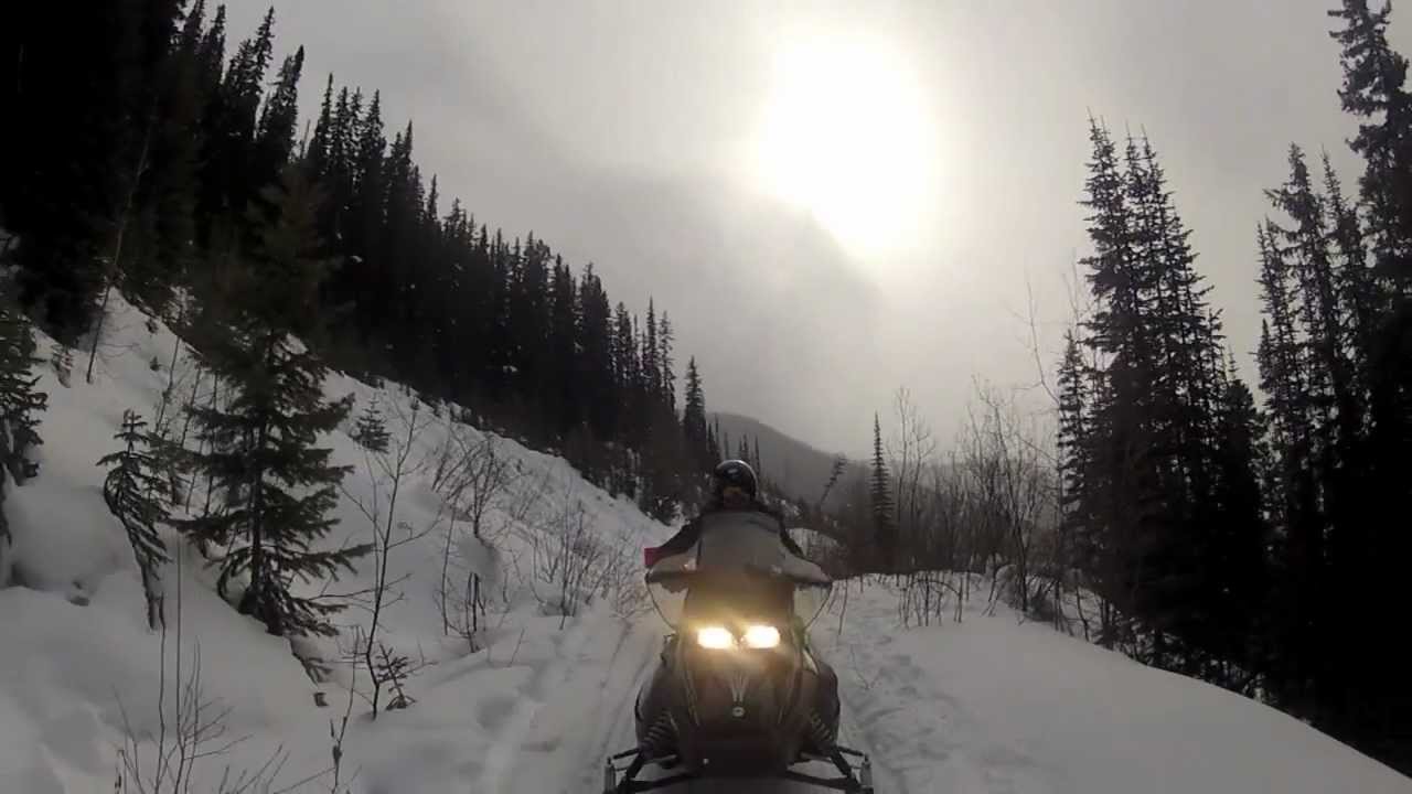 Banff Ski Instructor Courses - Snowmobiling and Powder! - YouTube