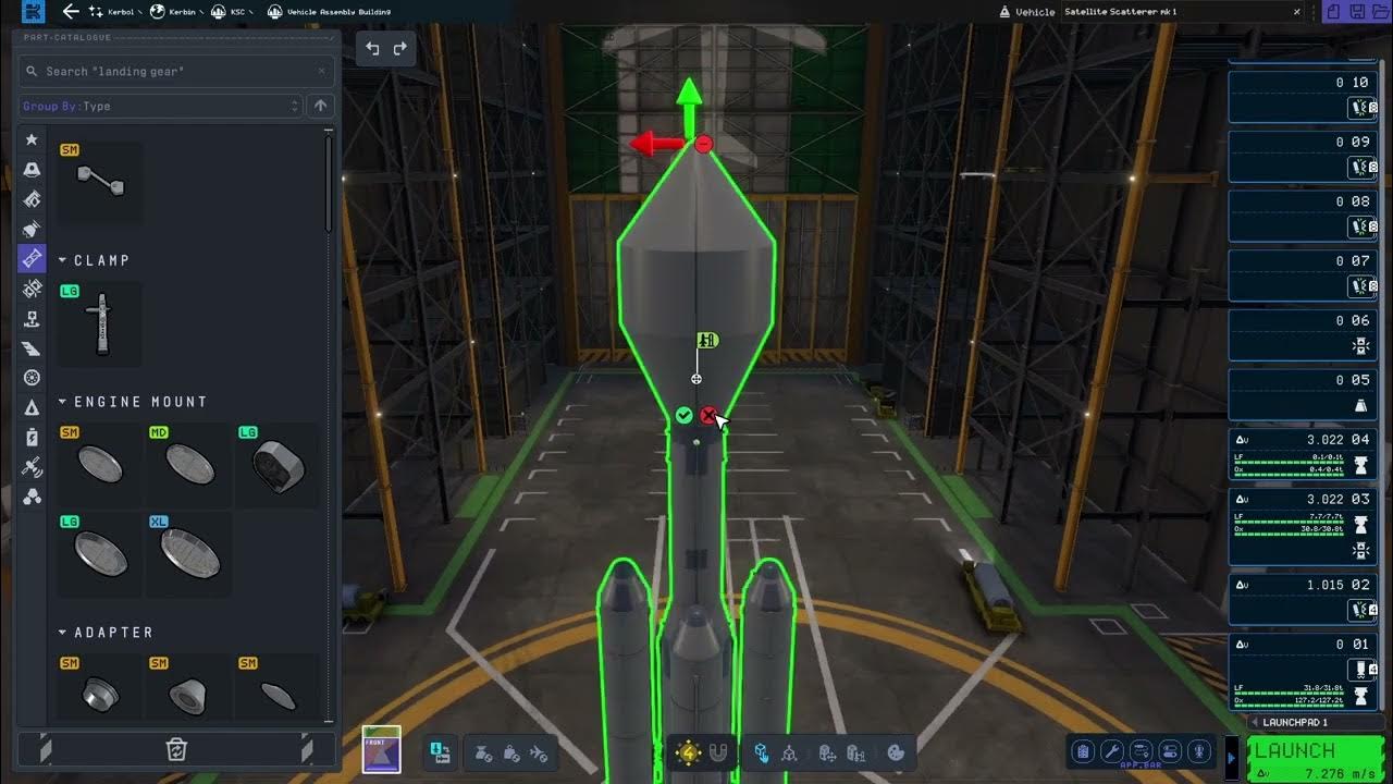 KSP2 v0.1.0.0.20891 - Fairing Visual Bug in VAB - 26.02.2023 - YouTube