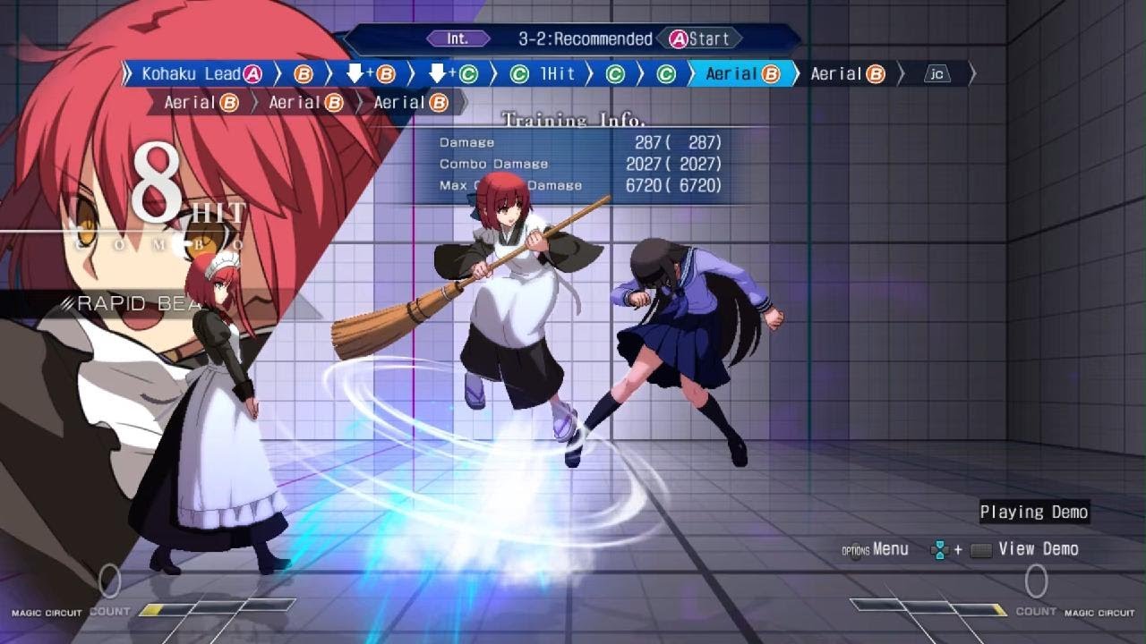 Kohaku & Hisui Combo Showcase! Melty Blood: Type Lumina The maids ...