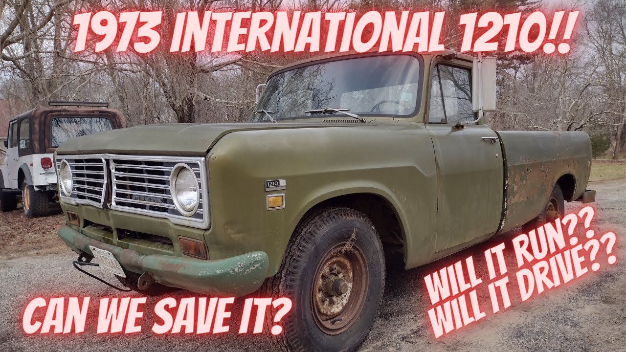 Will it run?? 1973 International 1210!! Abandoned for years!! Will it ...