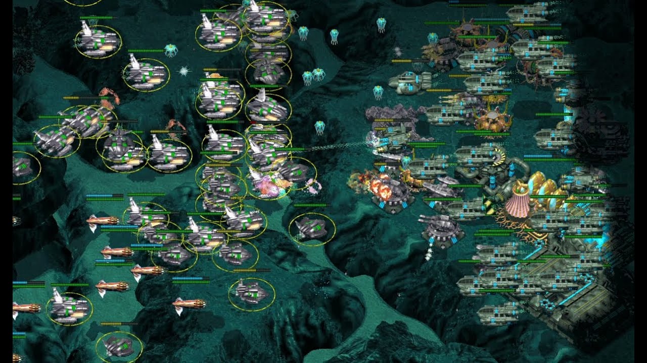 #84 Si-BO-WS vs WS-Si-BO. 3v3 Submarine Titans Multiplayer Balanсe ...