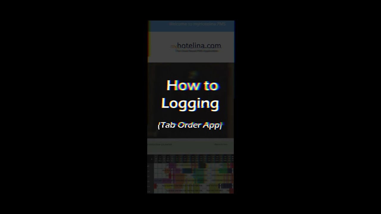 How to Logging Out (Tab Order App) - YouTube