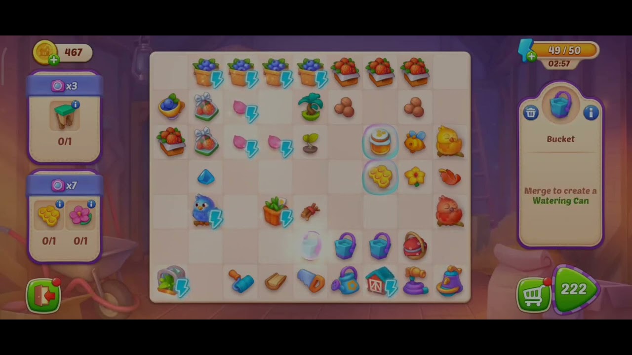 Homescapes - Springtime Bustle merge (honey cake and more) - YouTube