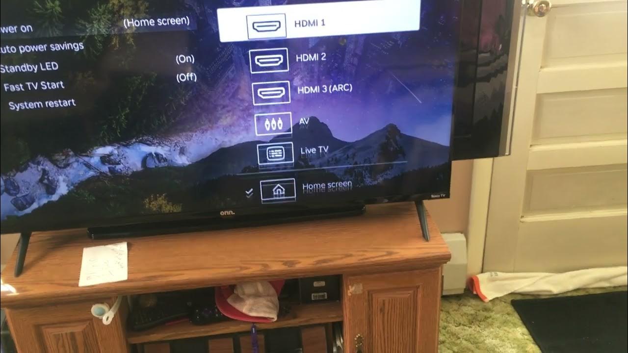 How to quickly setup TCL ROKU TV to power on to TV HMDI inputs start up ...
