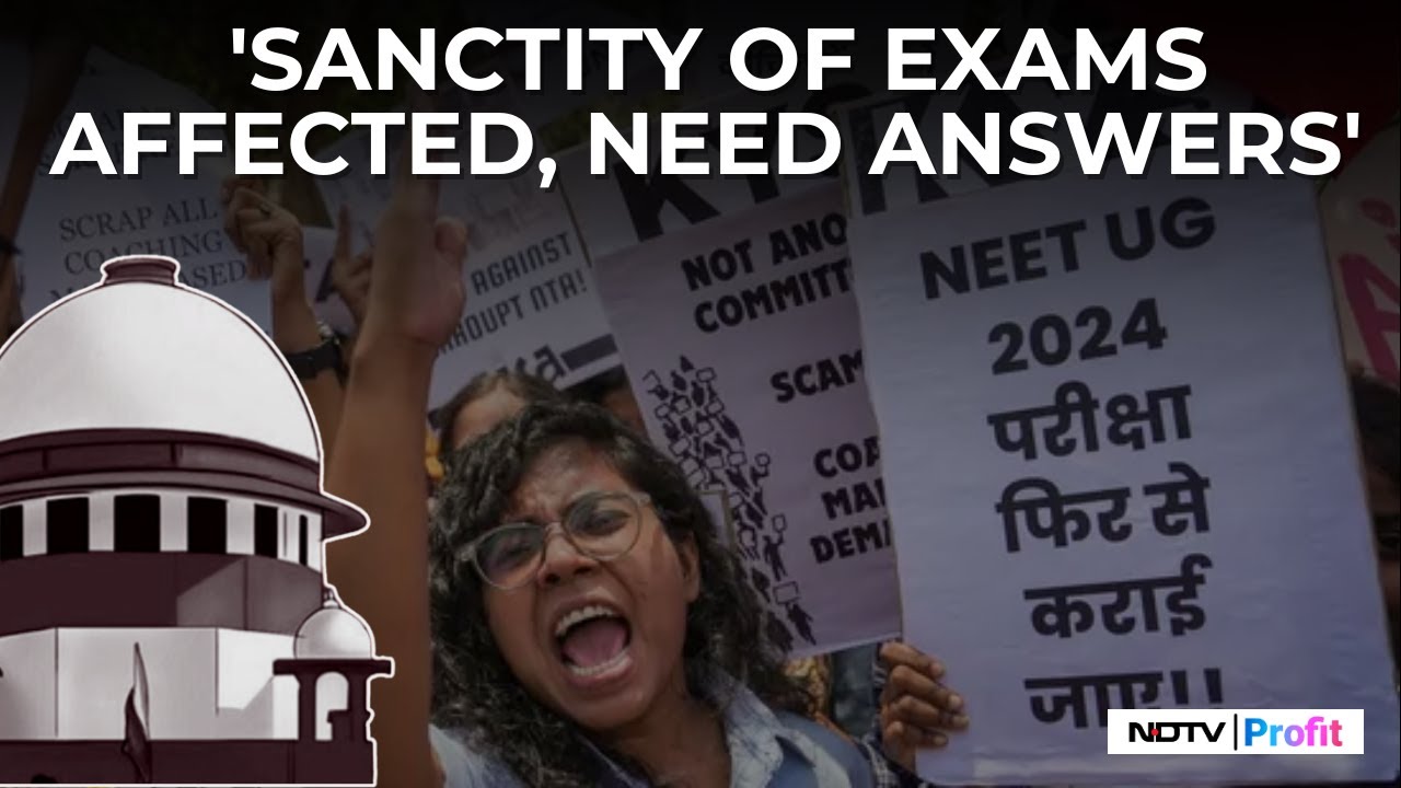 NEET Exam Controversy: SC Issues Notice To Testing Agency, Turns Down ...