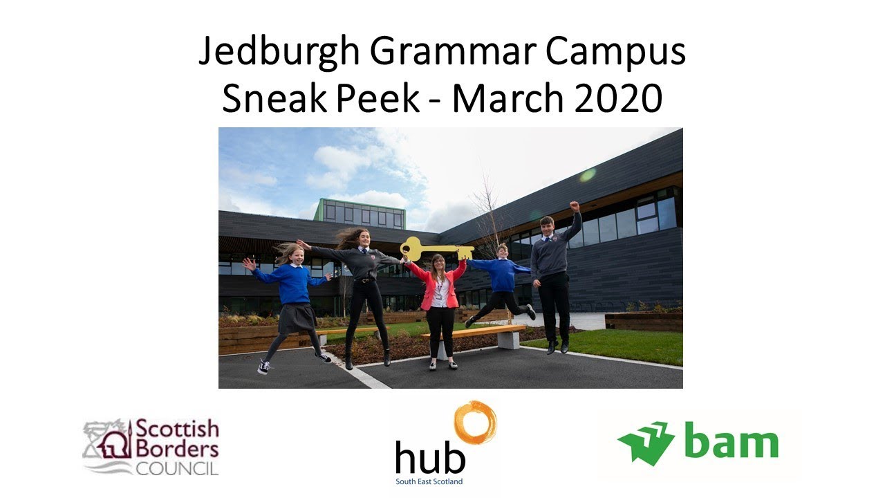 Jedburgh Grammar Campus - Sneak Peek - March 2020 - YouTube