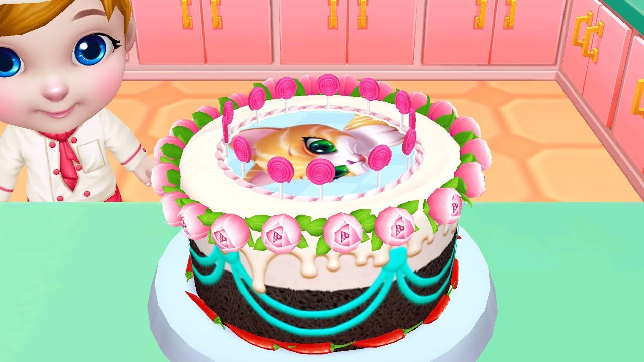 real Cake Maker 3D || 3D cake || my bakery ||cooking game ...