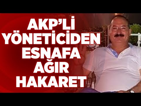AKP'li Yöneticiden Esnafa Ağır Hakaret | KRT Haber