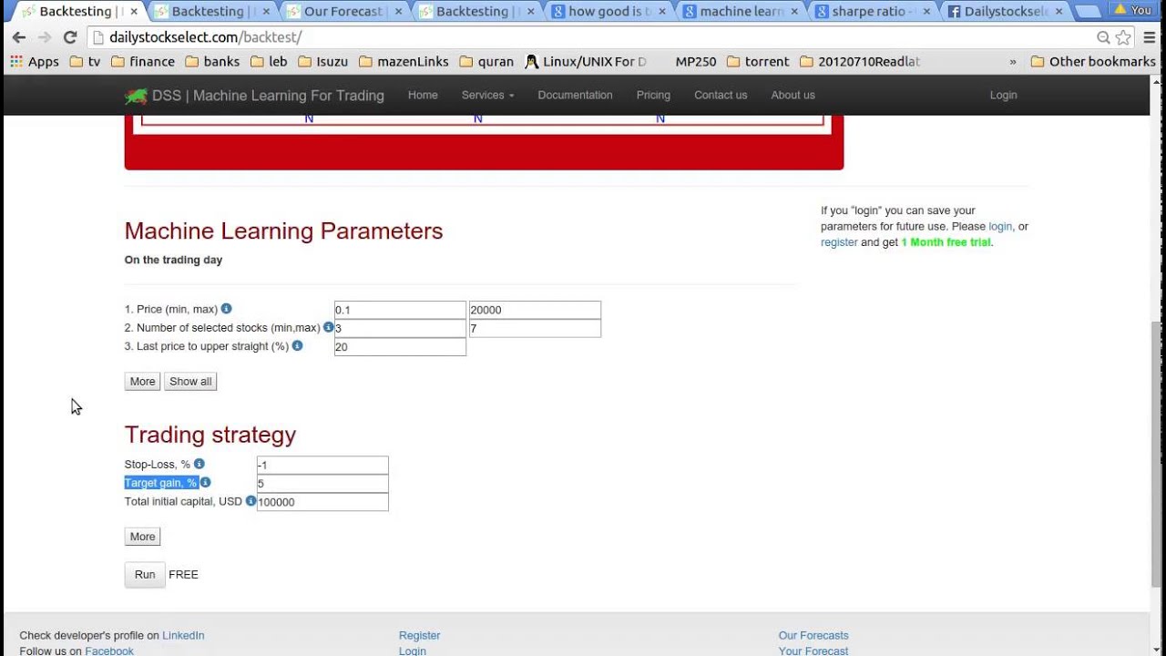 Backtesting trading strategies with Artificial Intelligence (Machine ...