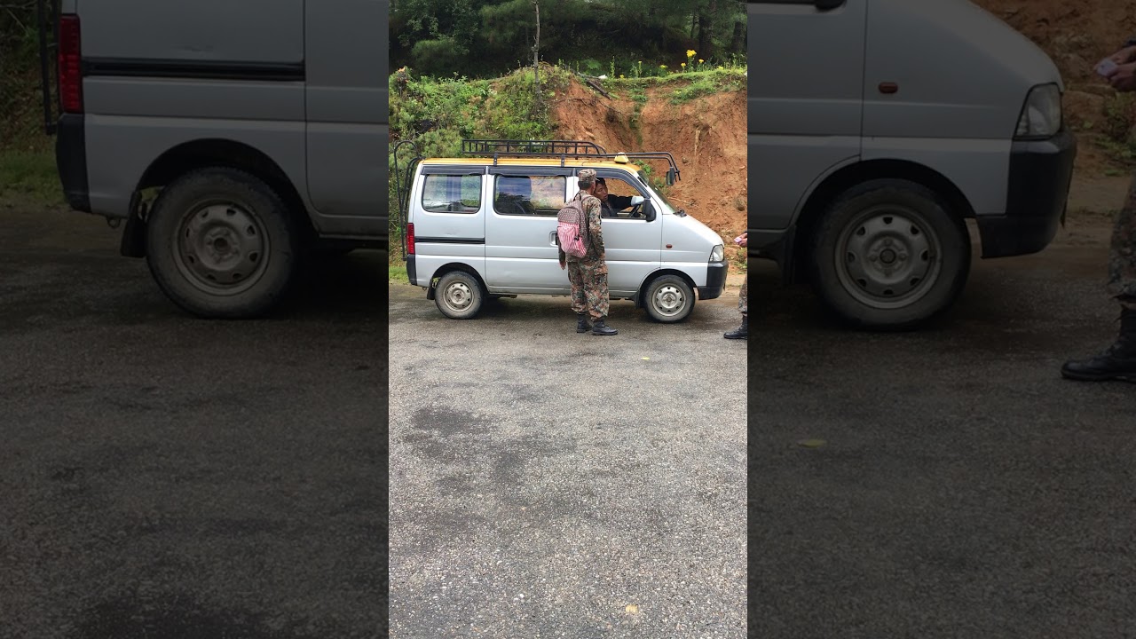 Newly deployed Bhutan Army soldiers near Damthang camp - YouTube