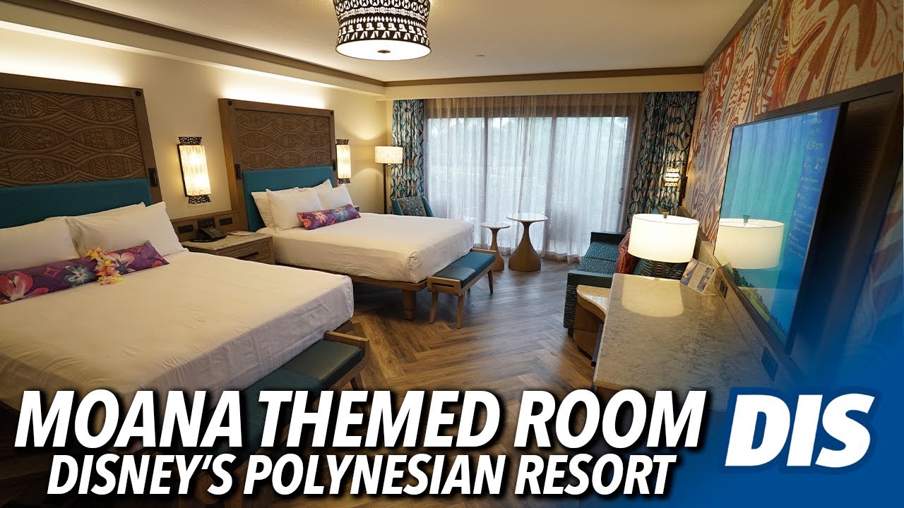 NEW Moana-Themed Room at Disney's Polynesian Resort - YouTube