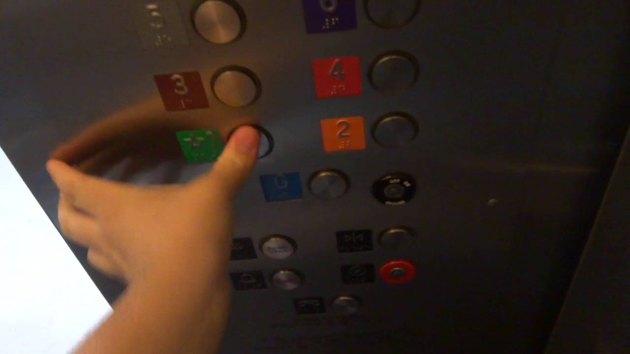 Very Nice Traction Elevators - Cameron Street Parking Garage - Silver ...