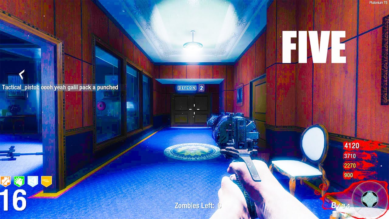 COD Black Ops Zombies: FIVE Gameplay No Commentary - YouTube