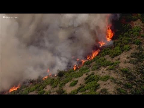 Four fires burning across Arizona - YouTube
