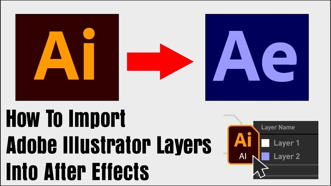 How To Import Adobe Illustrator File In After Effects YouTube How To Import Adobe Illustrator File In After Effects YouTube