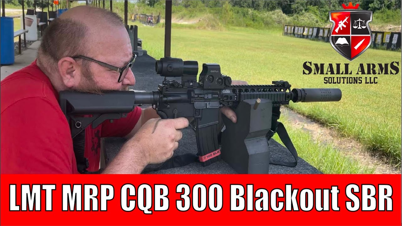 LMT MRP CQB 300 Blackout SBR - YouTube