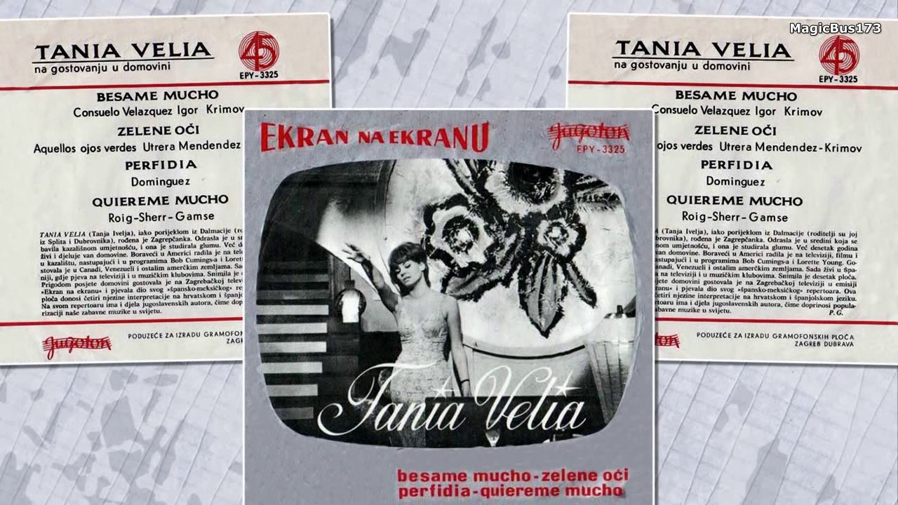 Tania Velia - Besame Mucho (na hrvatskom) - YouTube