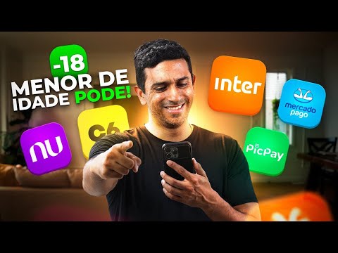 OS 4 MELHORES BANCOS DIGITAIS PARA MENOR DE IDADE!
