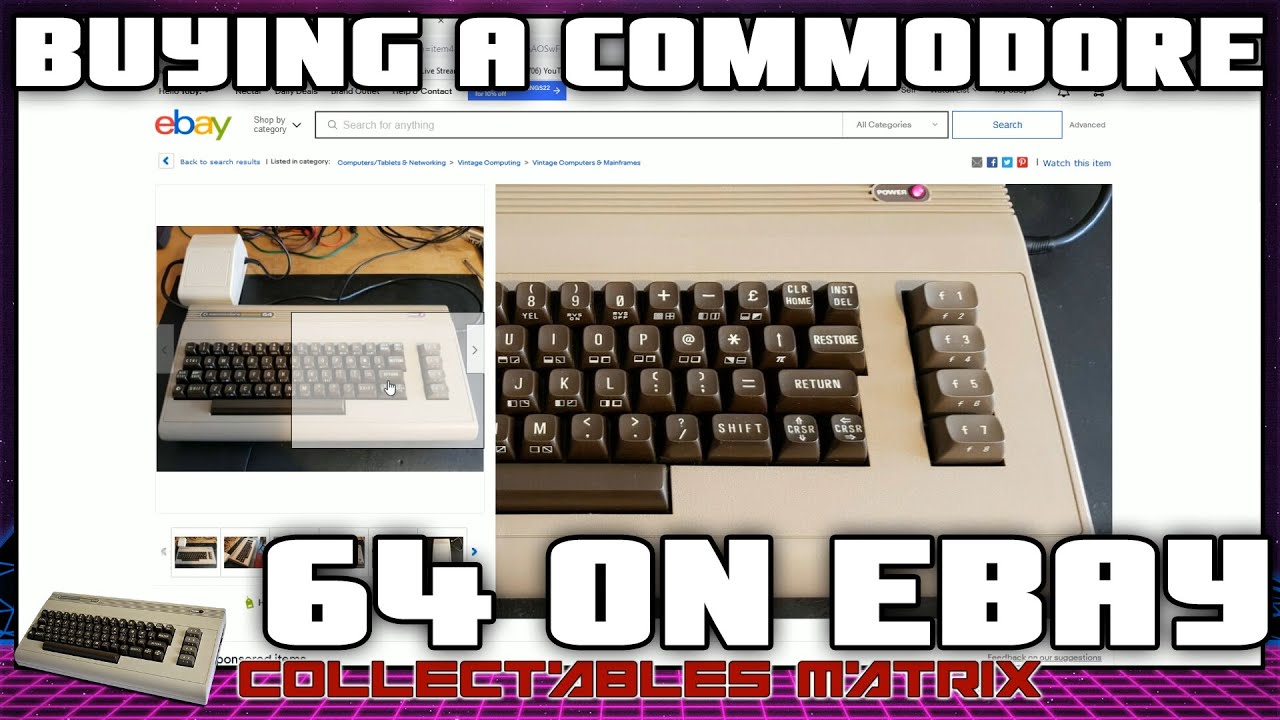 Buying a Commodore 64 on Ebay | C64 - YouTube