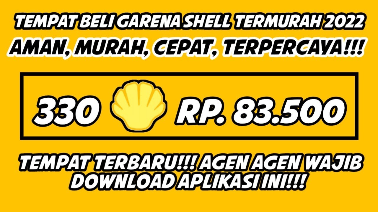TEMPAT BELI GARENA SHELL PALING MURAH TERBARU 2022 || KODE BISA DI KEEP ...