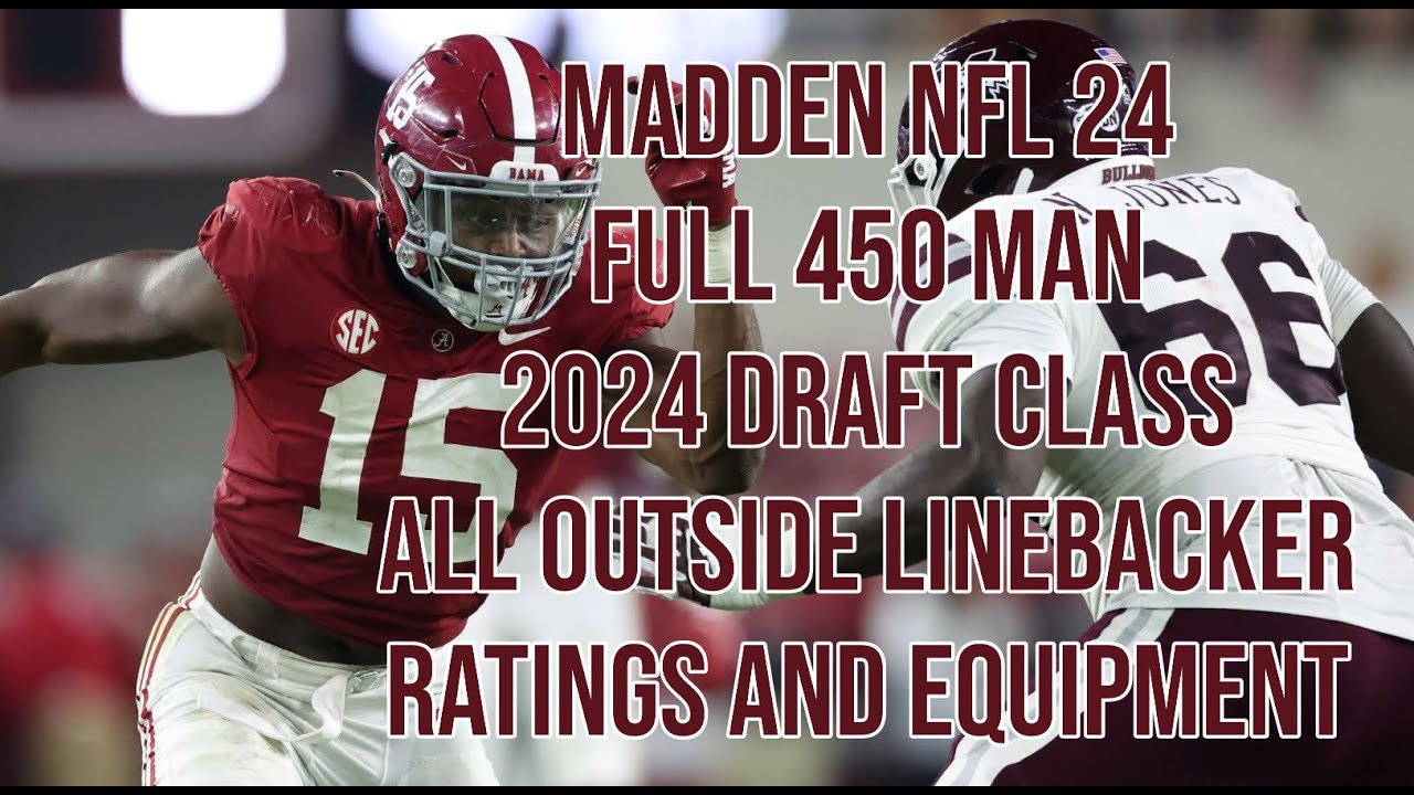Madden NFL 24 - PS5 - 2024 Draft Class - All OLB Ratings (SPOILERS) and ...