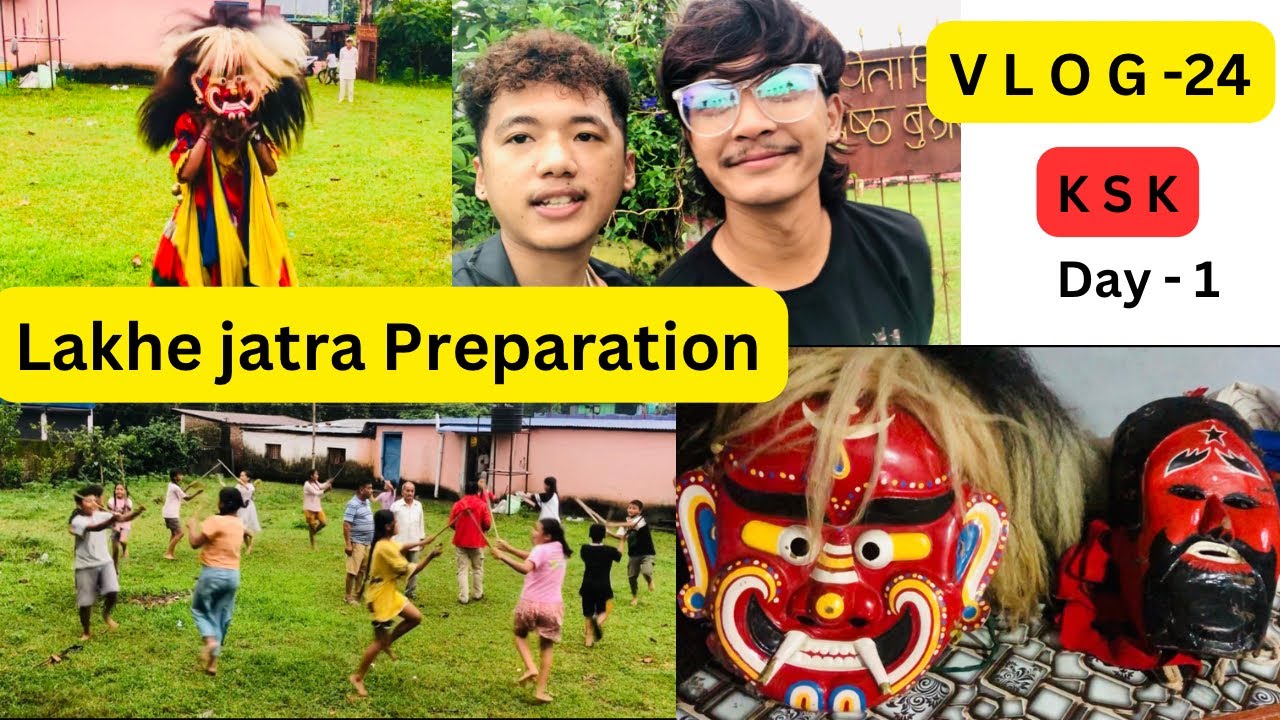 Lakhe jatra ko preparation ️ / LAKHE JATRA /LETANG KSK VLOG / Lakhe ...