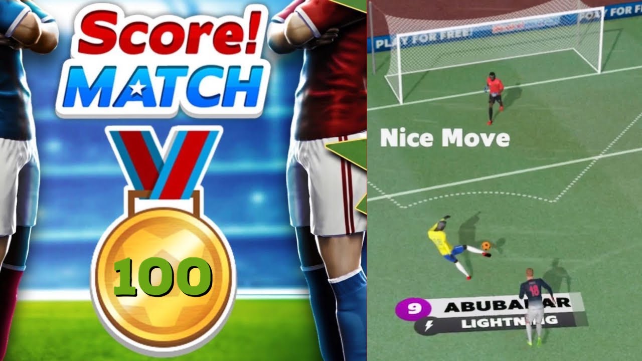 Score! Match Win My 100 Gold Medal with My Third Account - YouTube