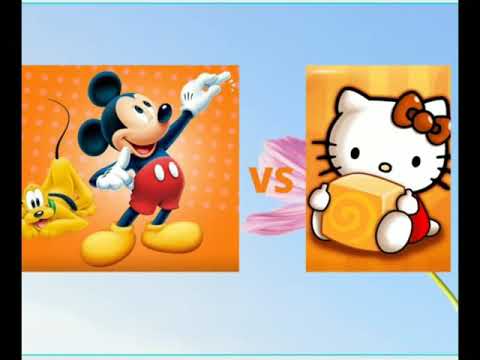 Mickey mouse/ Hello kitty/ vs / WHATSAPP STATUS/ TANU JEEVA CREATION OFFICIAL