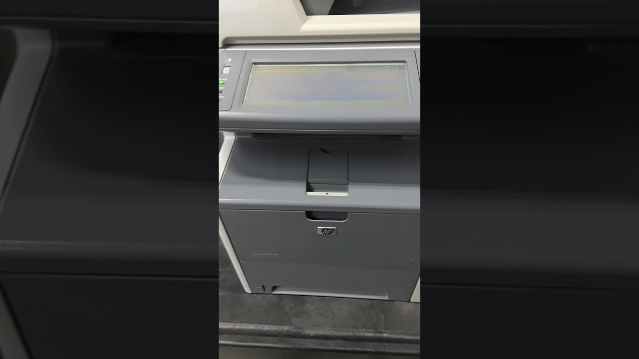 Printing -- HP LaserJet 3035xs MFP -- CNNLB08829 - YouTube
