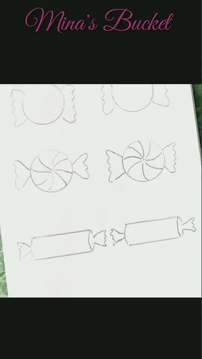 #Shorts #creativeart #candy |How to draw different candies easily ...