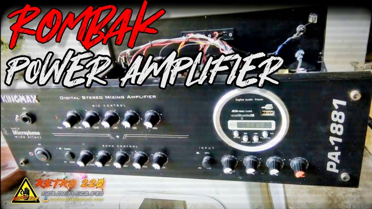 ROMBAK POWER AMPLIFIER - YouTube
