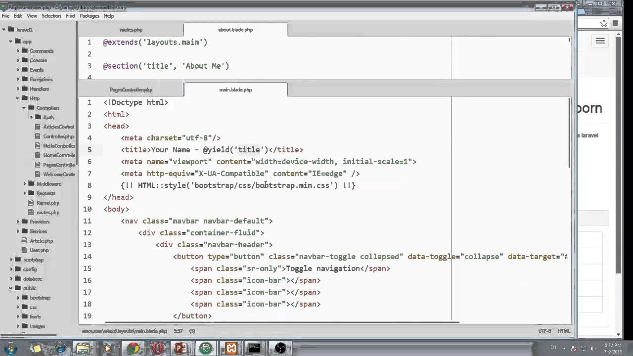 Php Programming With Laravel Framework ตอนที่ 5 Youtube